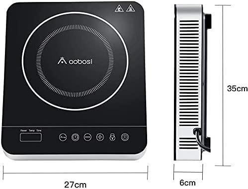 ⭐[C1083]⭐Aobosi induction Hob,Portable Induction Cooker 2000W Black ...