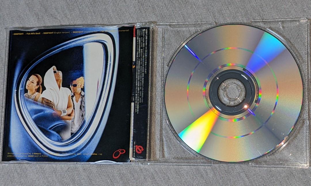 日本版CD Initial D Fourth Stage OP move DOGFIGHT Single有側紙 頭文字D第四季初期片頭曲 m ...