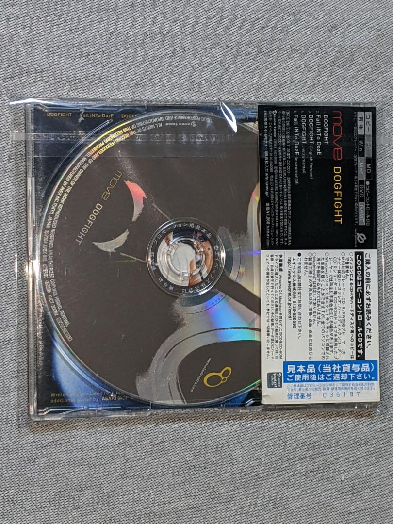 日本版CD Initial D Fourth Stage OP move DOGFIGHT Single有側紙 頭文字D第四季初期片頭曲 m ...