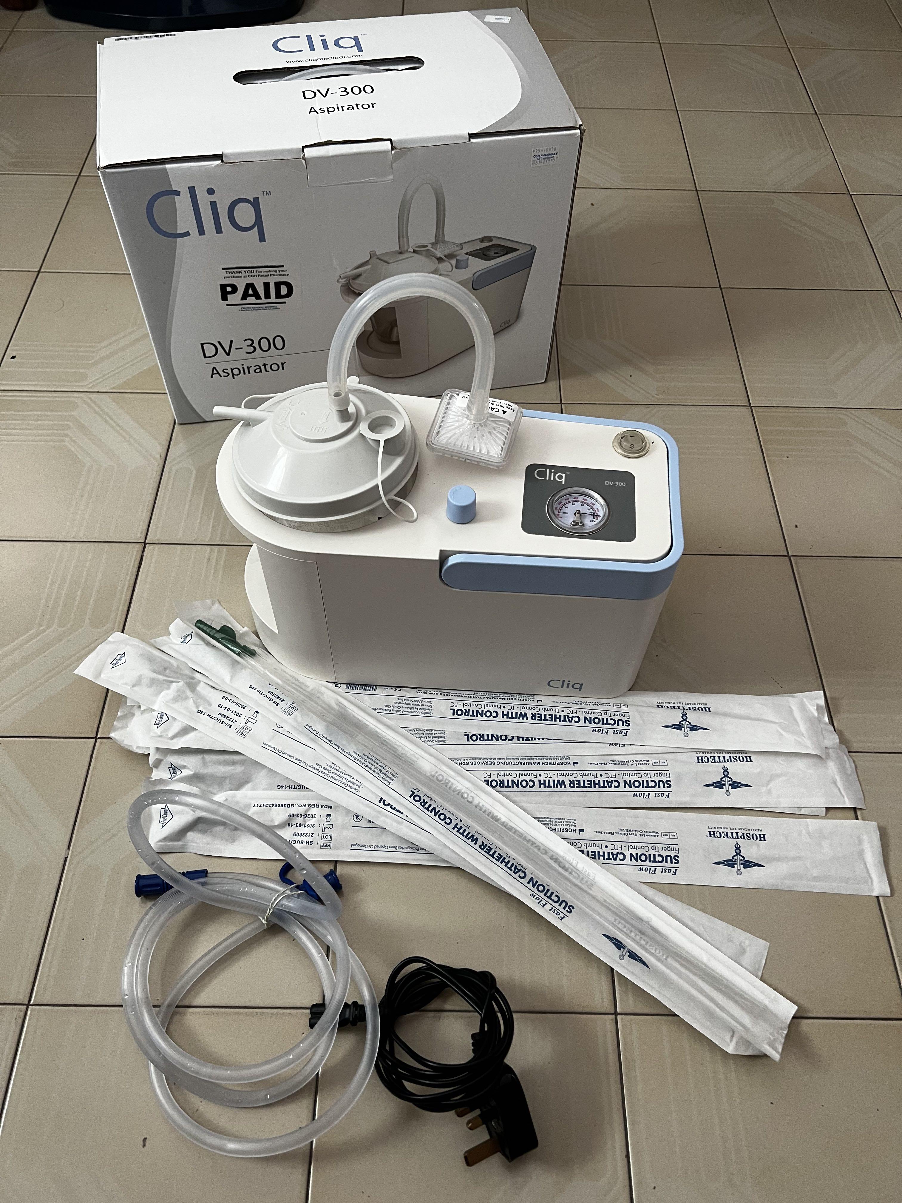 Cliq DV-300 Aspirator suction pump / machine, Health & Nutrition ...