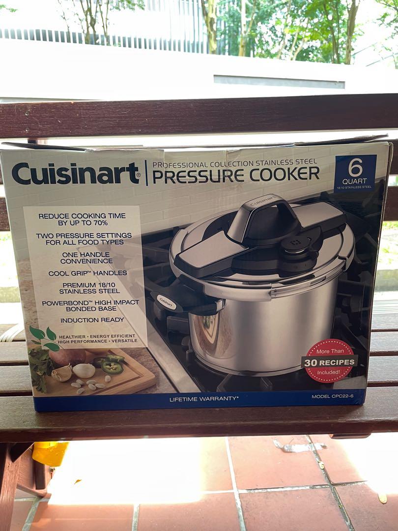 Cuisinart 6 Quartz Pressure Cooker CPC22-6, TV & Home Appliances ...