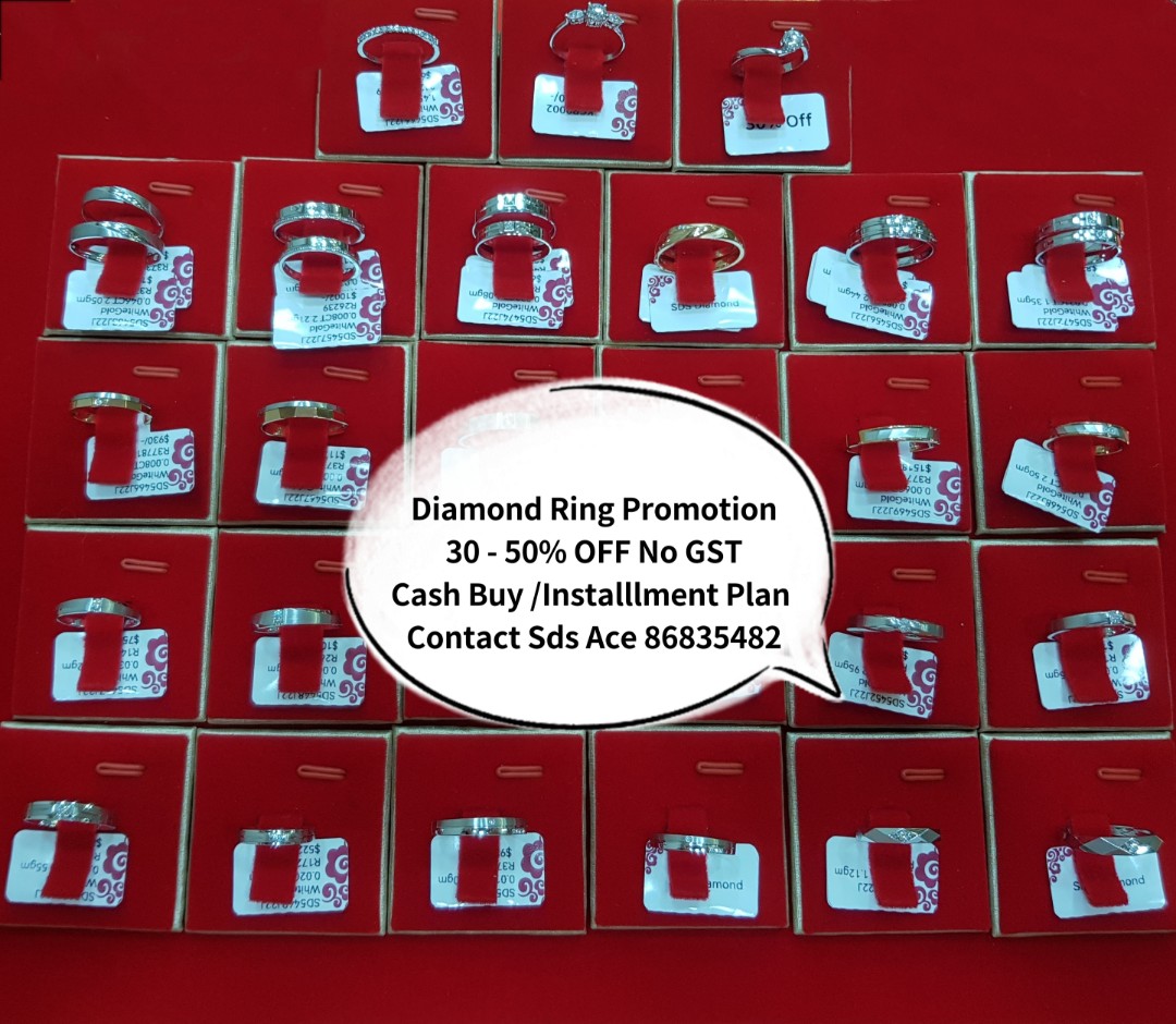 Diamond Ring Promotion, Women's Fashion, Jewelry & Organisers, Rings on ...