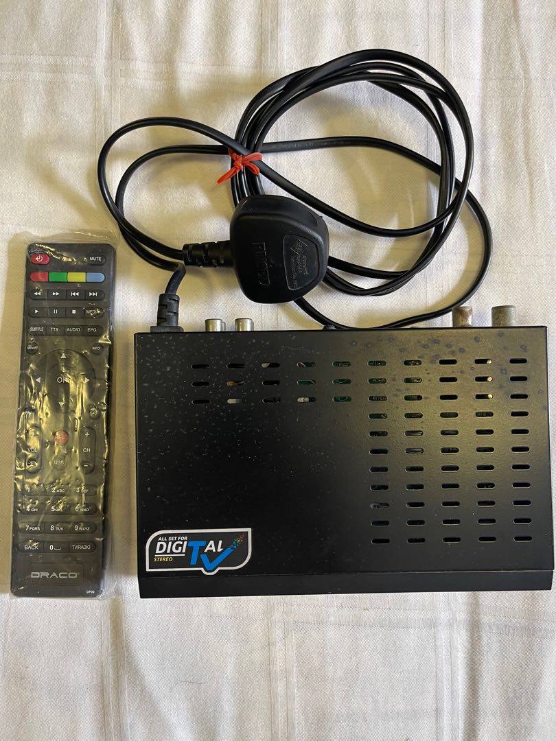 Draco Digital Setup Box, TV & Home Appliances, TV & Entertainment, TV ...