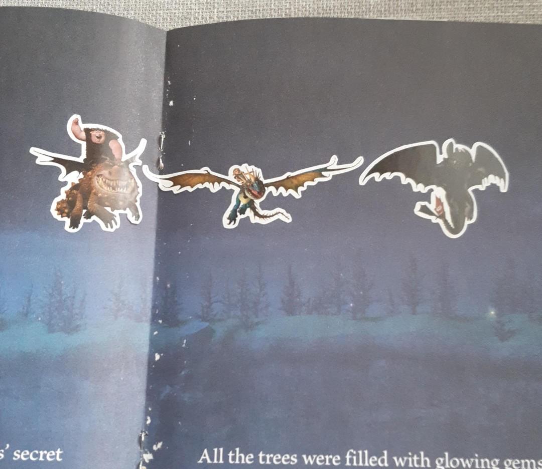 Dreamworks Dragons Sticker Book, Hobbies & Toys, Books & Magazines ...