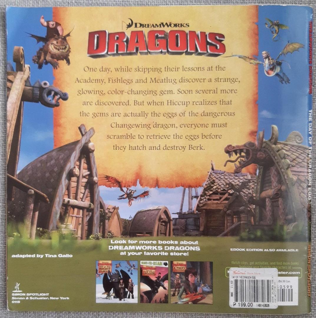 Dreamworks Dragons Sticker Book, Hobbies & Toys, Books & Magazines ...