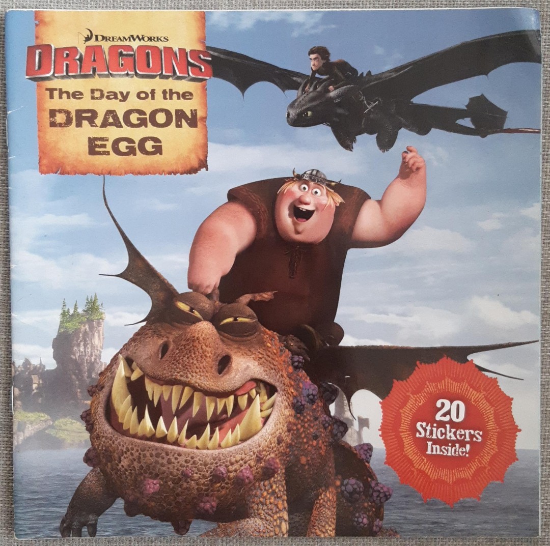 Dreamworks Dragons Sticker Book, Hobbies & Toys, Books & Magazines ...