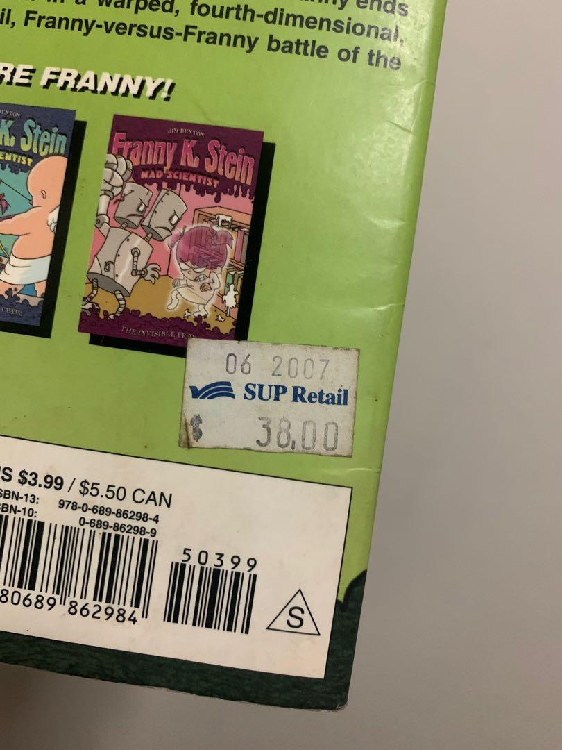 Franny K. Stein: The Fran That Time Forgot by Jim Benton, Hobbies ...