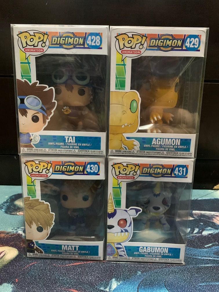 Funko Pop Set Digimon, Hobbies & Toys, Toys & Games on Carousell