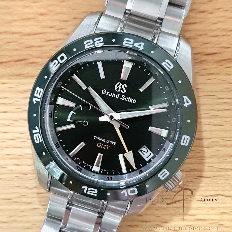 Grand Seiko SBGE257 Sports Collection Spring Drive GMT Green (2021 ...