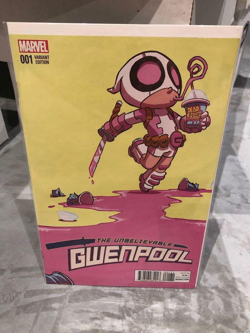 Gwen pool 1 Skottie Young, Hobbies & Toys, Books & Magazines, Comics ...