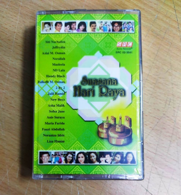 Hari Raya Album - Suasana Hari Raya Kaset Tape Cassette Siti Nurhaliza Jeffrydin Azizi M. Osman ...