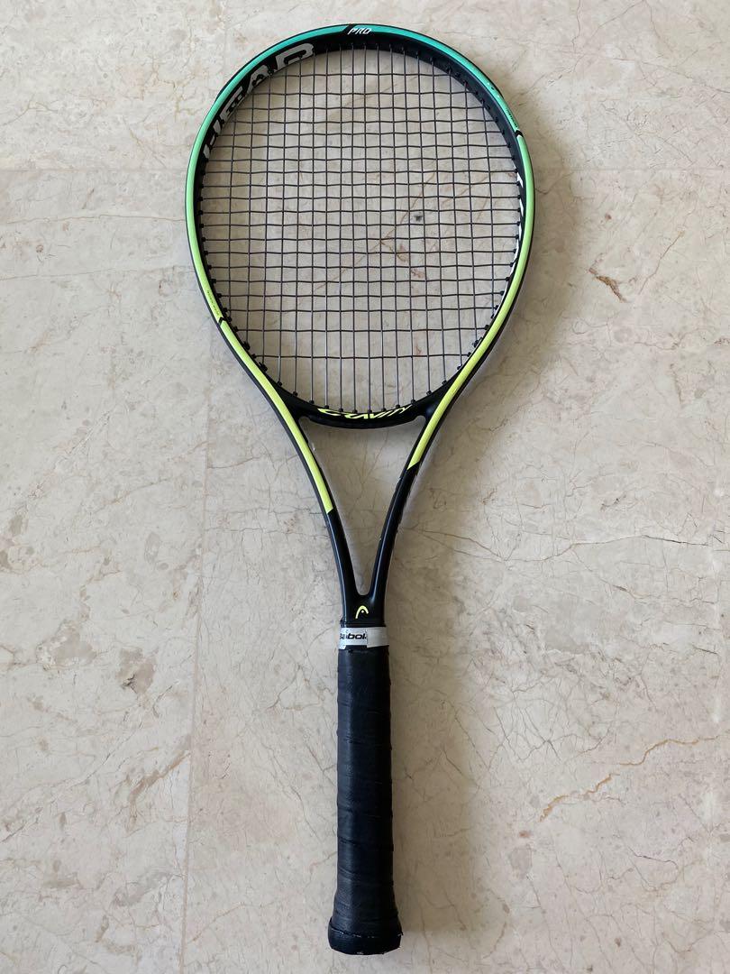 HEAD GRAVITY PRO 2021, Sports Equipment, Sports & Games, Racket & Ball ...