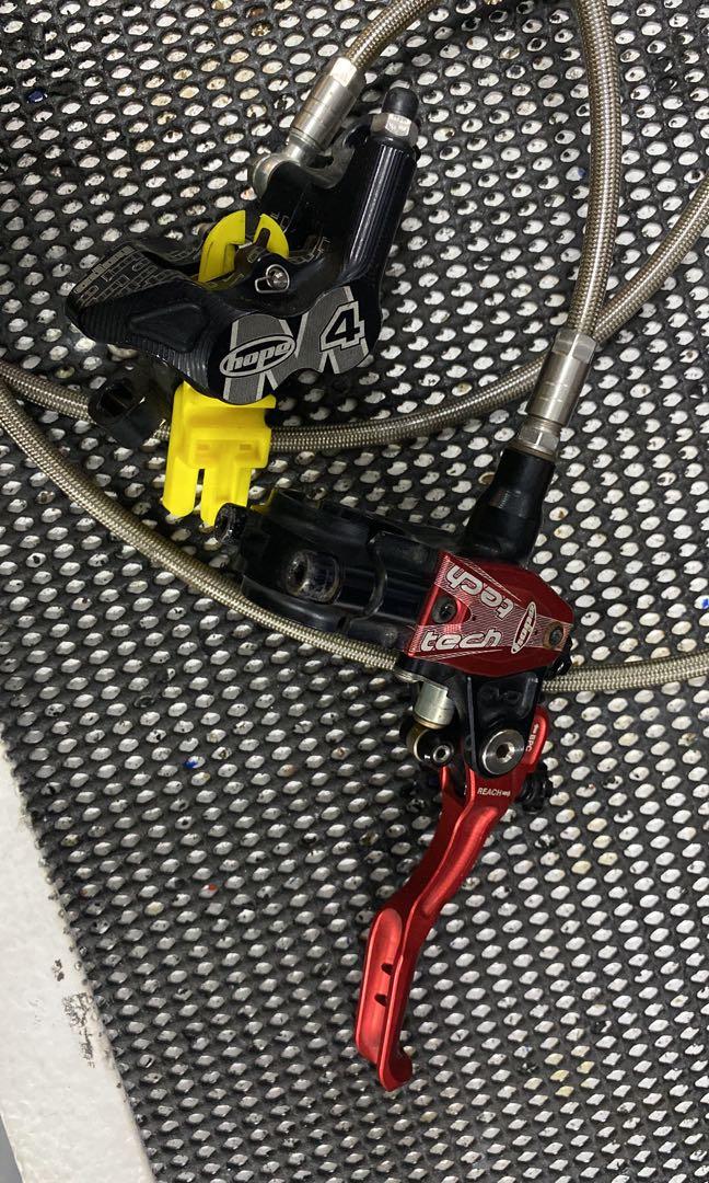 Hope mono m4 stealth edition mtb enduro dh brakeset, Sports Equipment ...