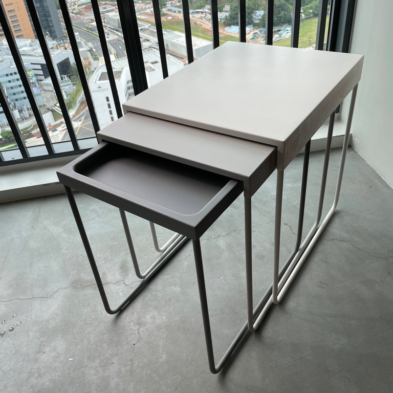 IKEA granboda nesting tables, Furniture & Home Living, Furniture, Tables & Sets on Carousell