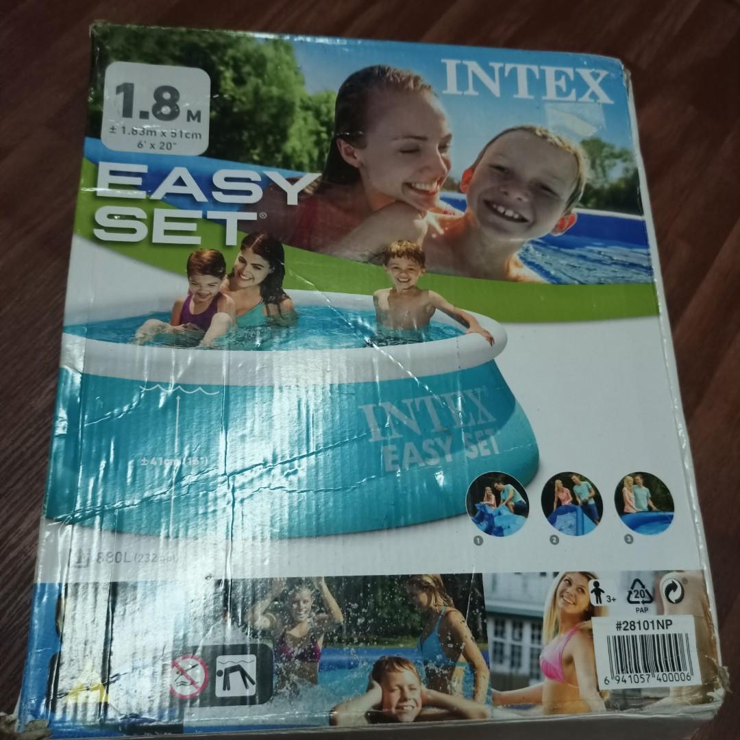 Intex easy set pool, Babies & Kids, Infant Playtime on Carousell