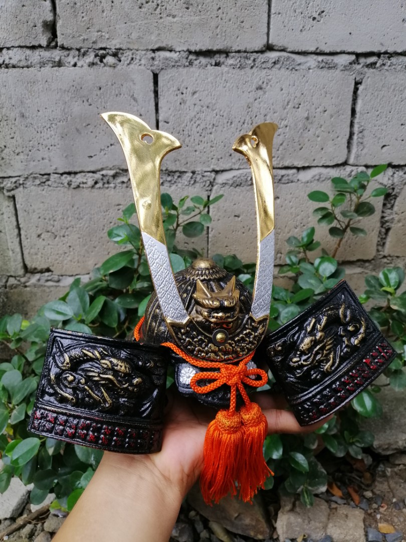 Japanese Samurai Head Armor | Heavy!!, Hobbies & Toys, Memorabilia ...