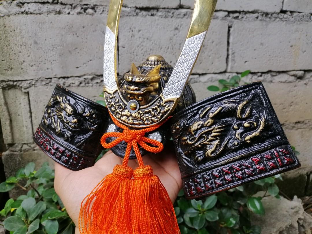 Japanese Samurai Head Armor | Heavy!!, Hobbies & Toys, Memorabilia ...
