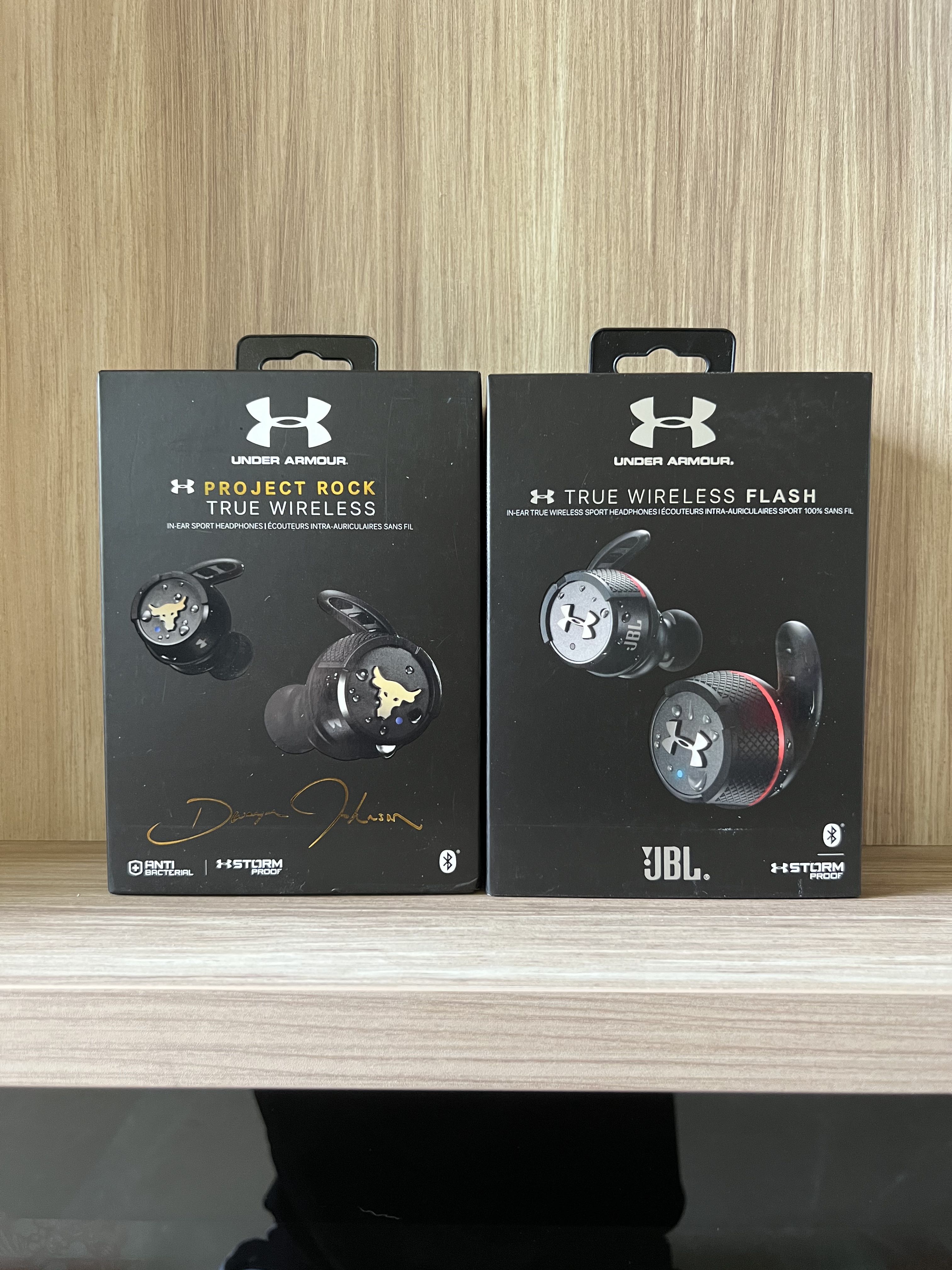 jbl under armour project rock / flash true wireless bluetooth earbuds ...