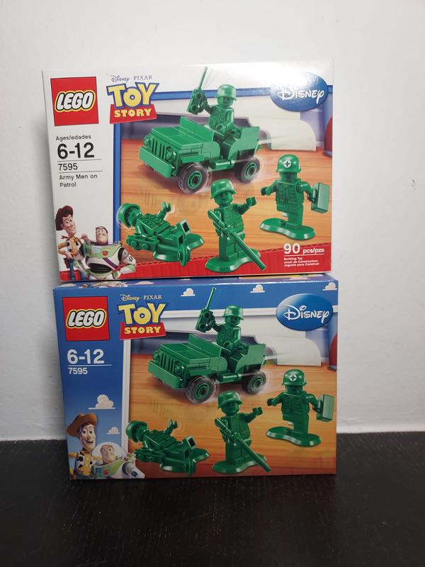 Lego 7595 Toy Story Green Army Men on Patrol, Hobbies & Toys, Toys ...
