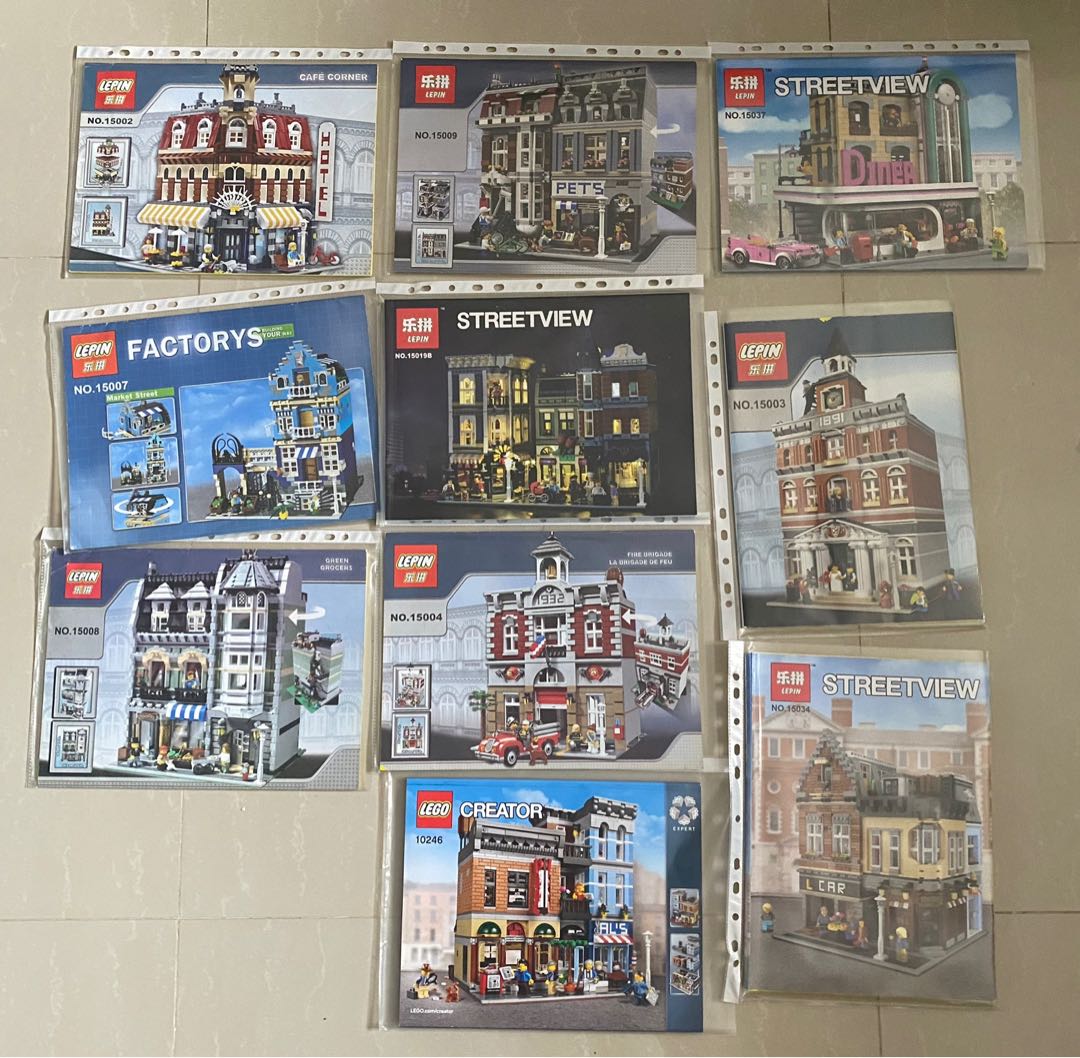 Lepin and Lego Modular Buildings, Hobbies & Toys, Toys & Games on Carousell