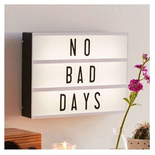 Lightbox Led Box Alphabet Light Message Box DIY Light Create Your own ...