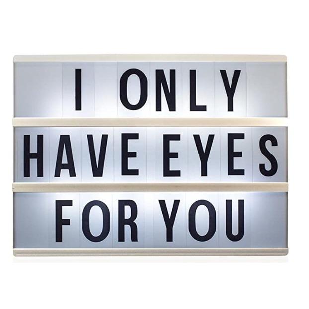 Lightbox Led Box Alphabet Light Message Box DIY Light Create Your own ...