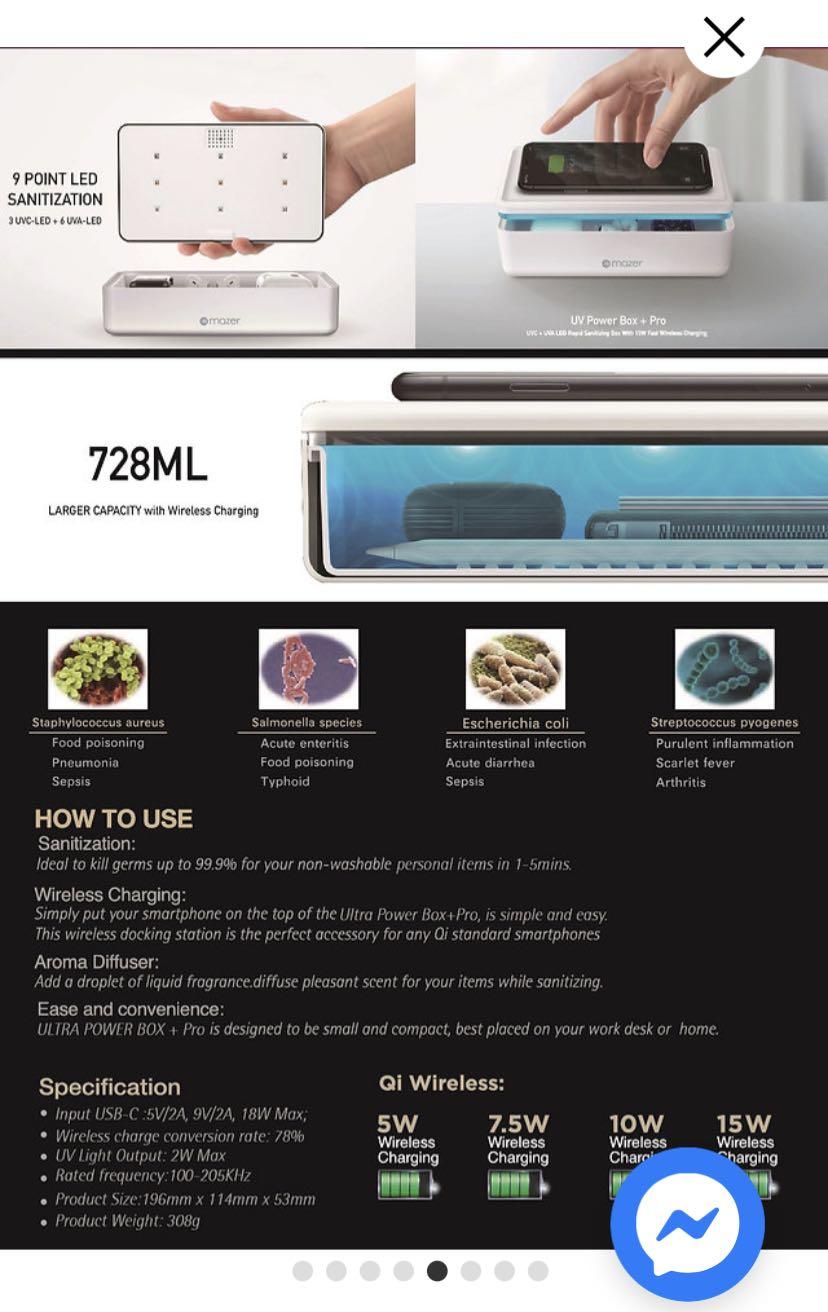 Mazer Ultra UV Power Box + Pro, Mobile Phones & Gadgets, Mobile ...