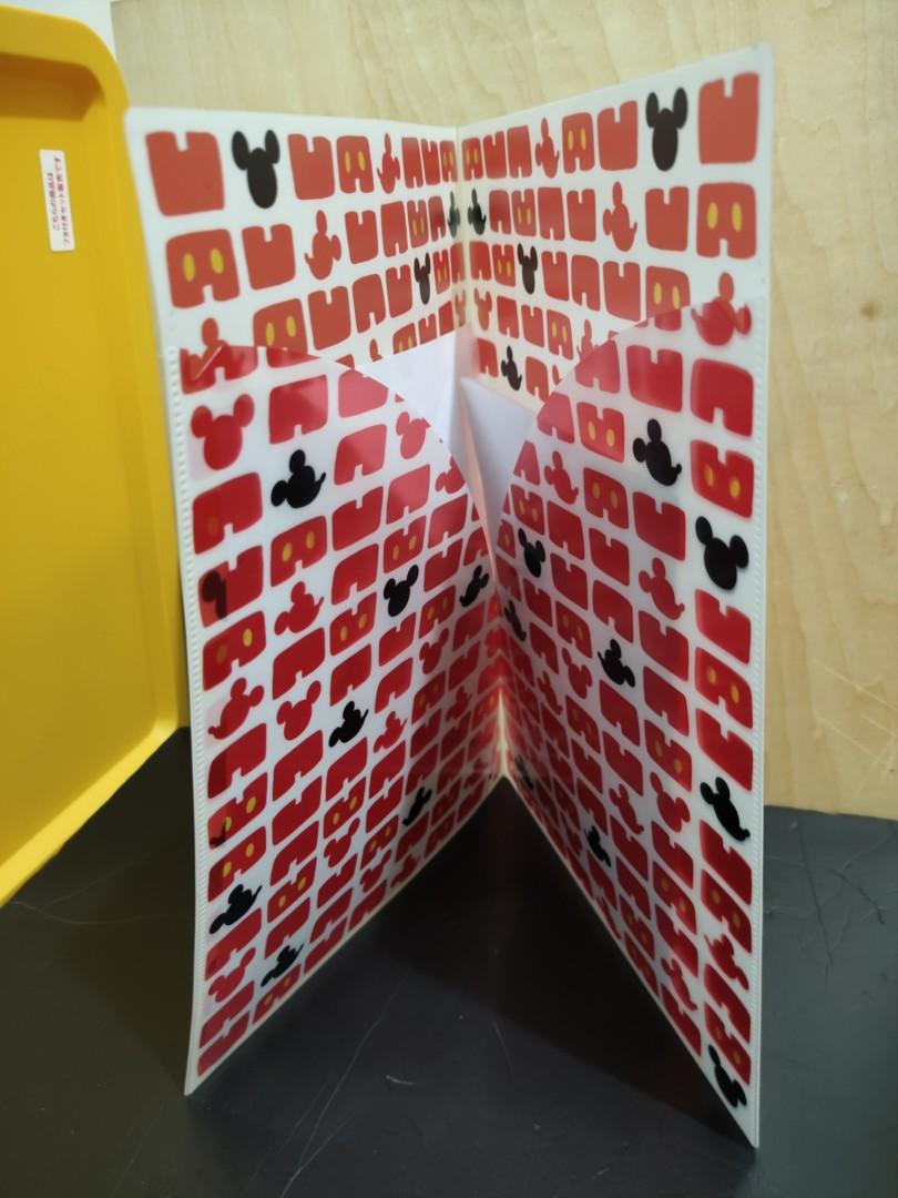 Mickey mouse Folder, 興趣及遊戲, 手作＆自家設計, 文具 - Carousell