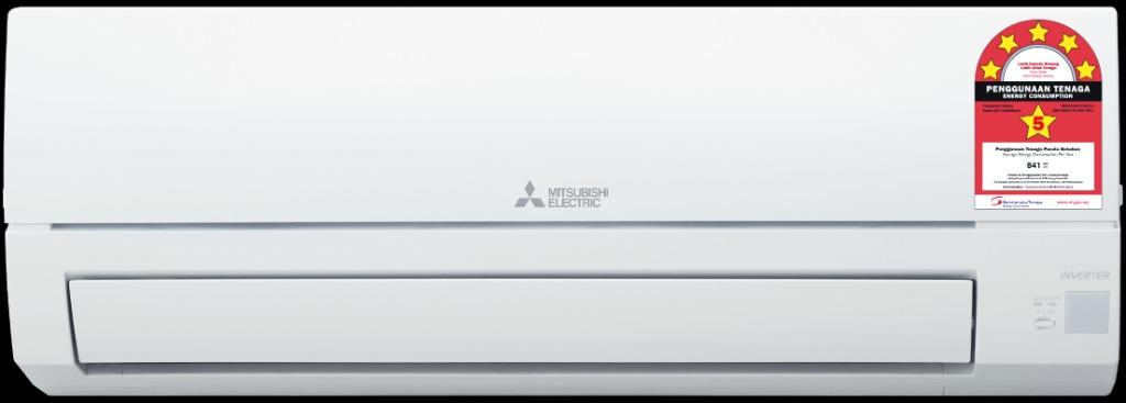 Mitsubishi MSY-JS13VF 1.5HP Aircond Inverter with Installation, TV ...