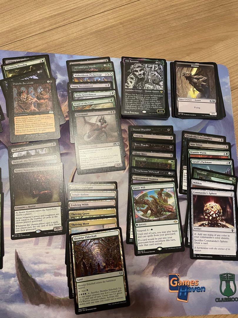 MTG Old Rutstein EDH Graveyard Deck, Hobbies & Toys, Toys & Games on ...