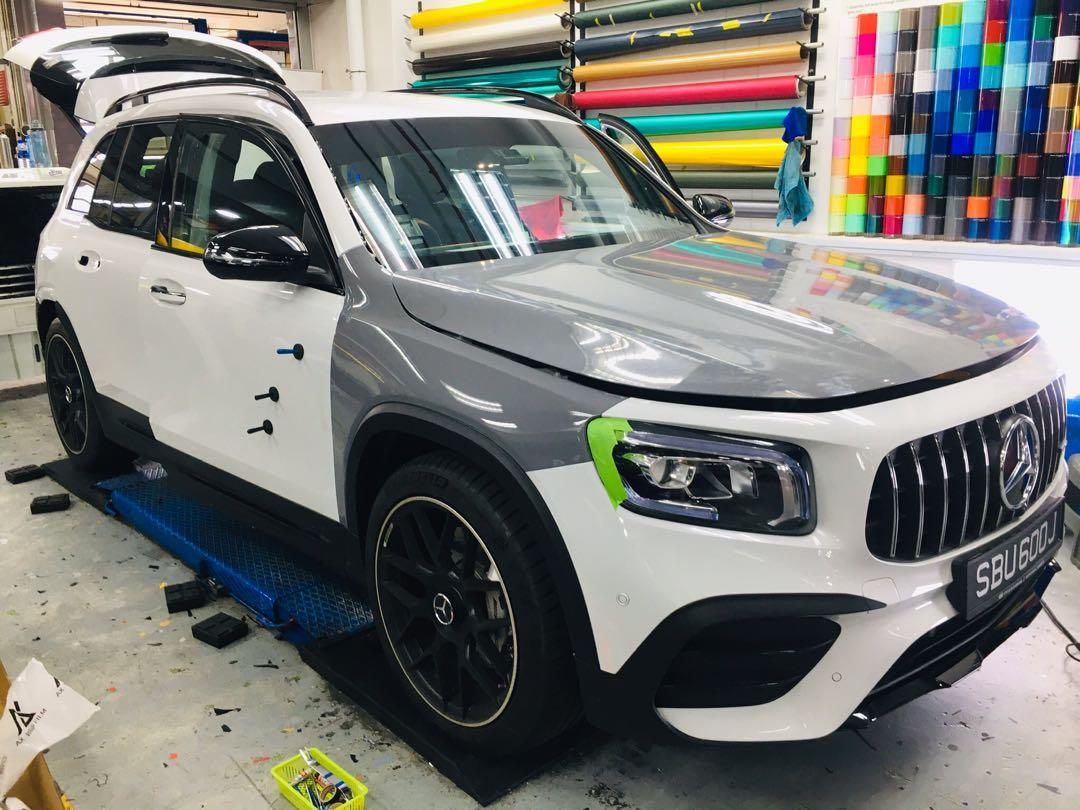 Nano grey full car exterior wrap, Car Accessories, Car Workshops ...