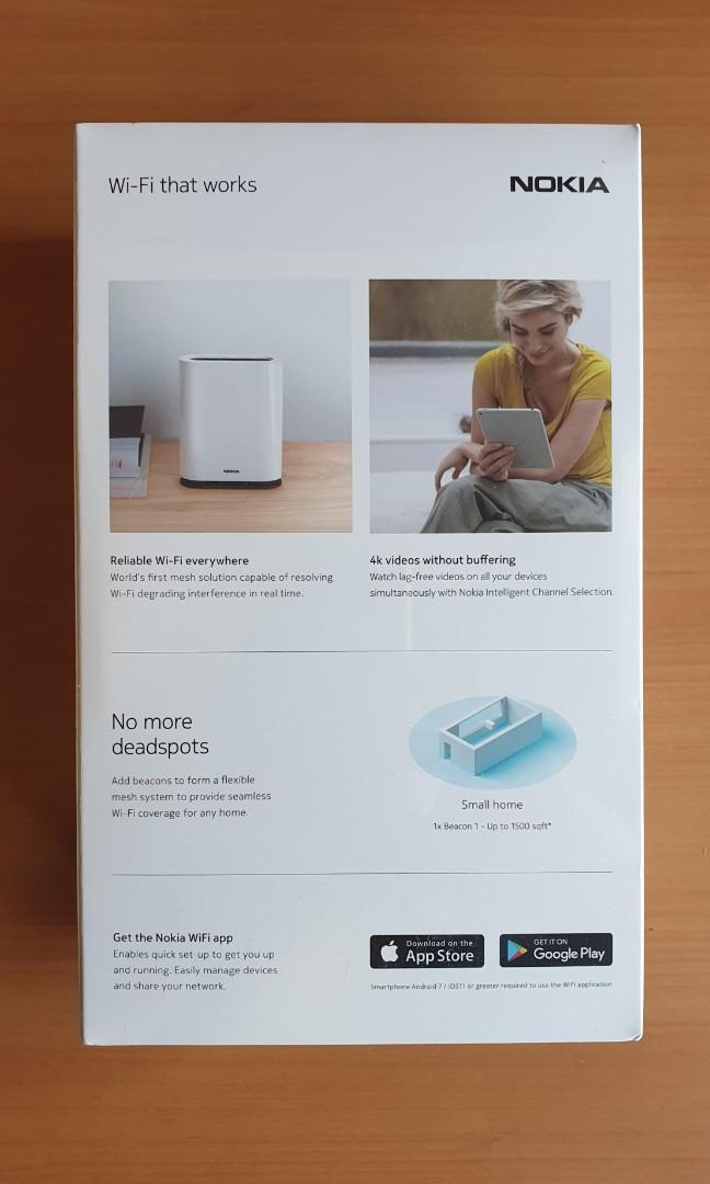 Nokia WiFi Beacon 1: high Performance Whole Home WiFi mesh System ...