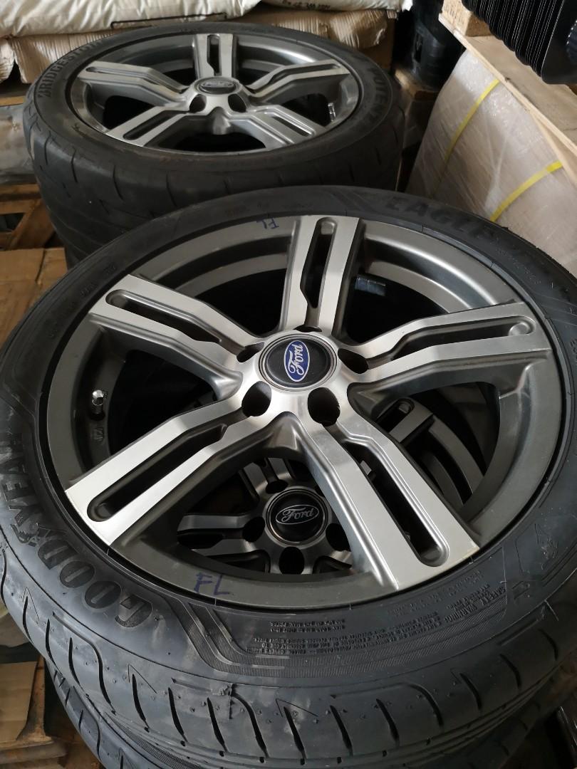 Original Ford 17" Y-spoke Rims & Stamford Rims, Car Accessories, Tyres ...