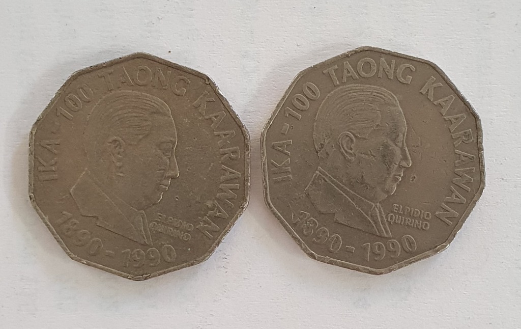 P2 Two Pesos 1990 Elpidio Quirino Philippine Coin, Hobbies & Toys ...