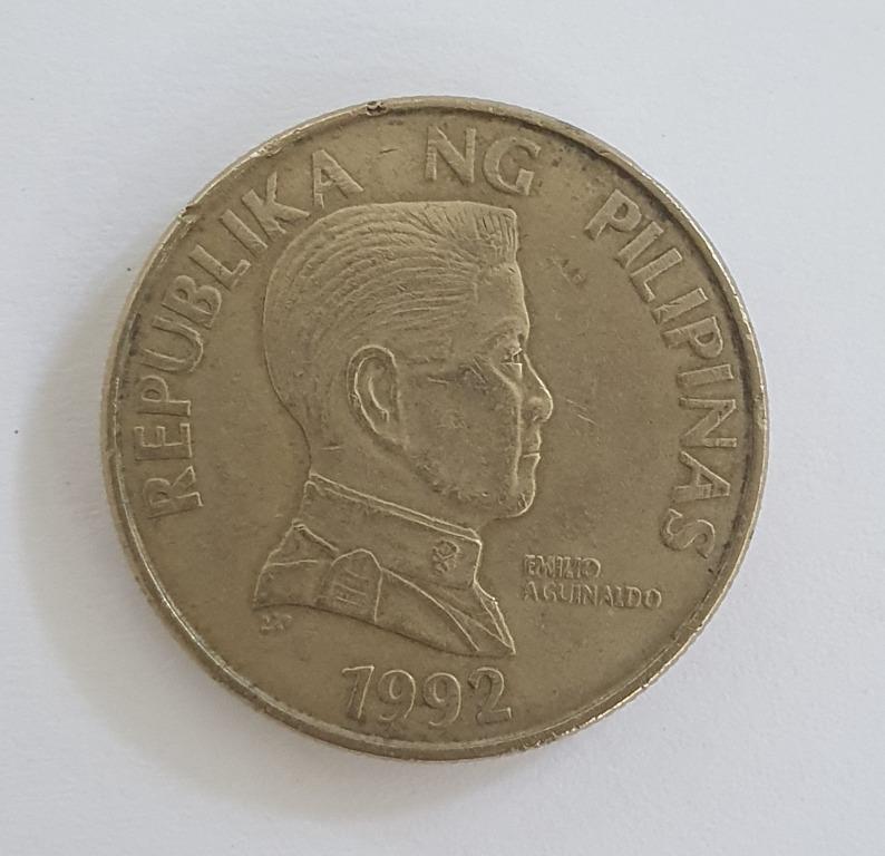 P5 Five Peso 1992 Philippine Coin, Hobbies & Toys, Memorabilia ...