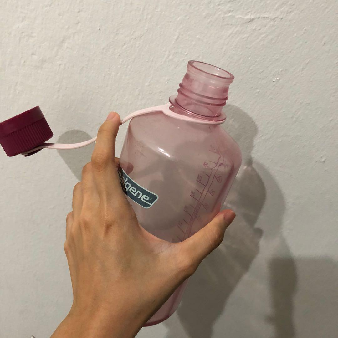 Pink Nalgene Narrow Bottle Cap 1 Litre Water Bottle, Furniture & Home ...