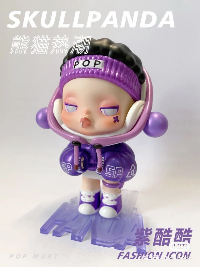 Popmart pop mart hypepanda skullpanda skull panda fashion icon blind ...
