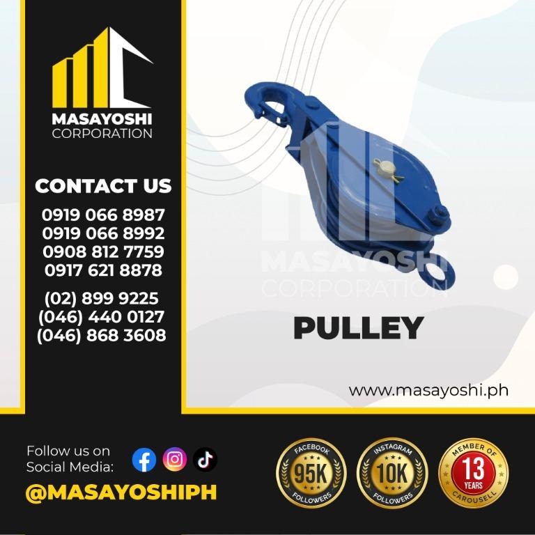 Pulley Blue | Lifting Equipment | Pulley, Commercial & Industrial ...