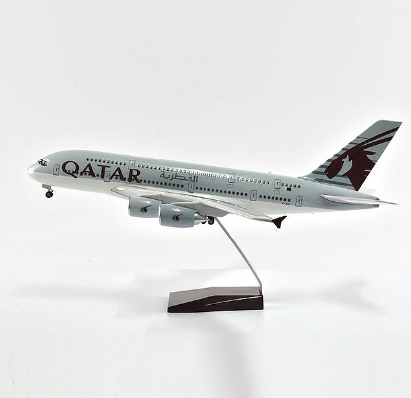 Qatar Airways A380 Model Plane/Model Airplane/Model Aircraft with LED ...