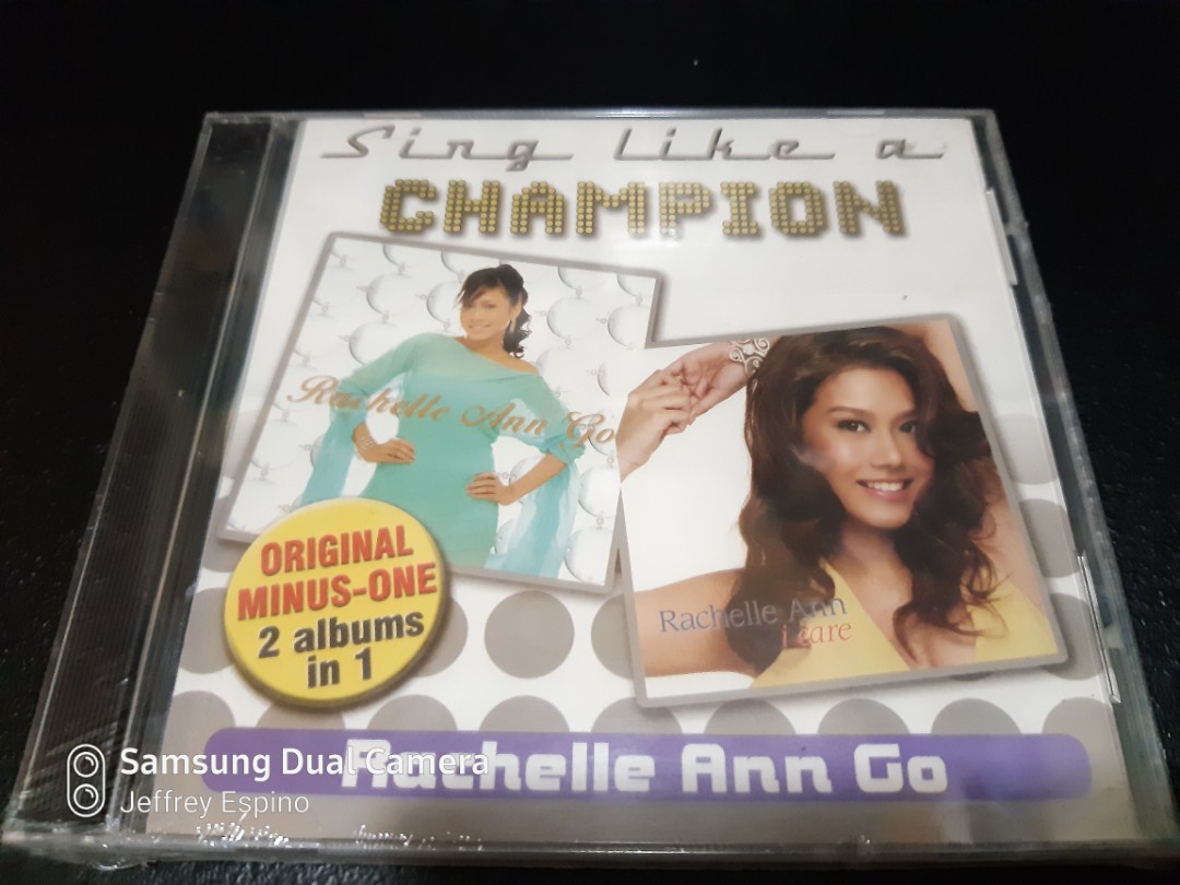 Rachelle Ann Go Sing Like A Champion 2 albums in 1 Original Minus One ...
