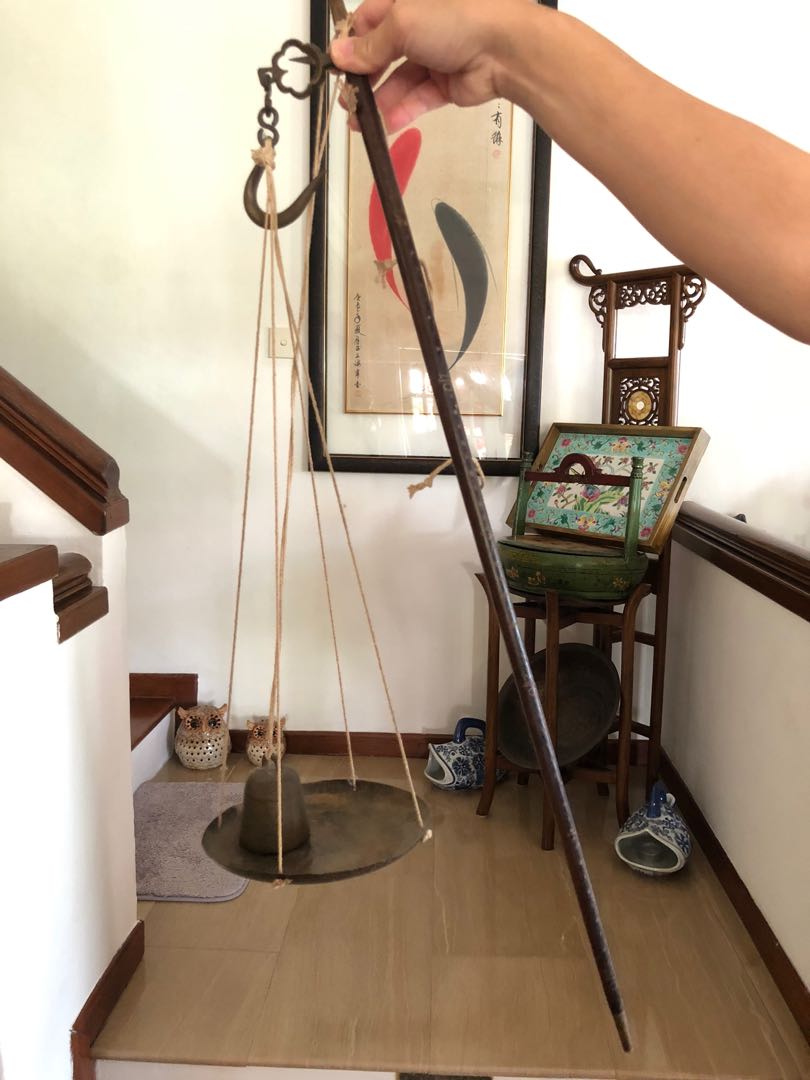 Rare Antique Chinese weighing scale, Hobbies & Toys, Memorabilia ...