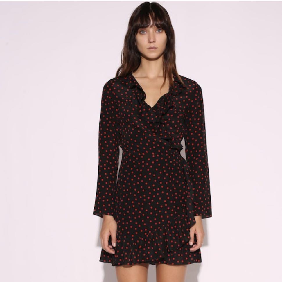 Realisation Par Italia Spot Alexandra wrap dress, Women's Fashion ...