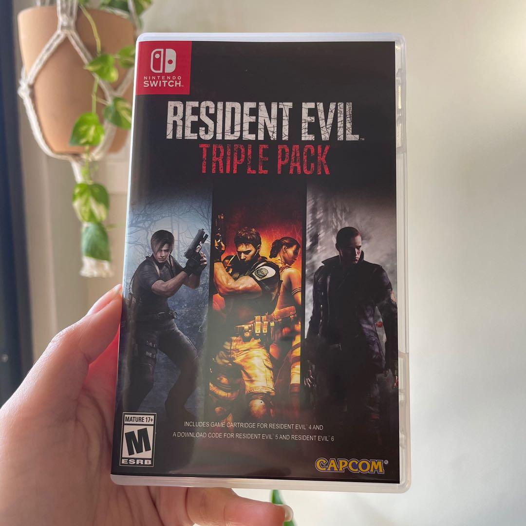 Resident Evil Triple Pack - Switch, Video Gaming, Video Games, Nintendo ...