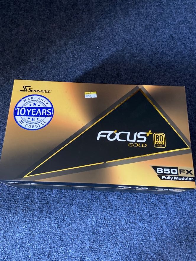 Seasonic Focus Plus Gold 650W Fully Modular PSU, Computers & Tech ...