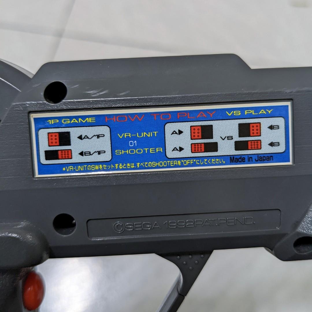 二手SEGA 1992 LOCK-ON 生存遊戲雷射槍, 電玩遊戲相關, 主機配件與周邊商品, 互動遊戲公仔在旋轉拍賣