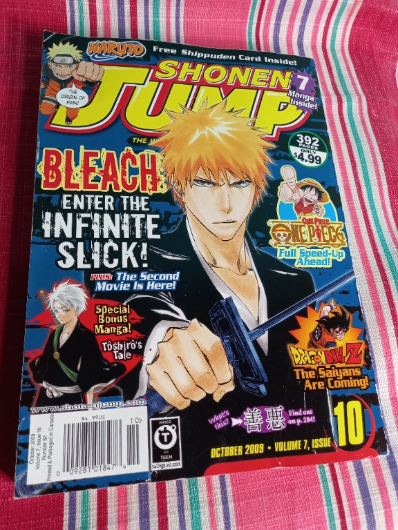SHONEN JUMP Volume #7 Issue #10 OCT 2009 The Worlds Most Popular Manga ...