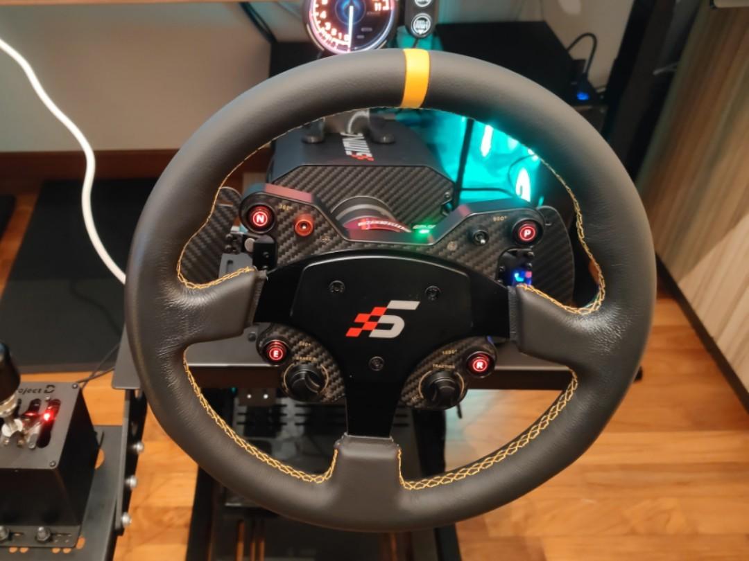 Simagic M10 wheel base & GT1 wheel, Video Gaming, Gaming Accessories ...