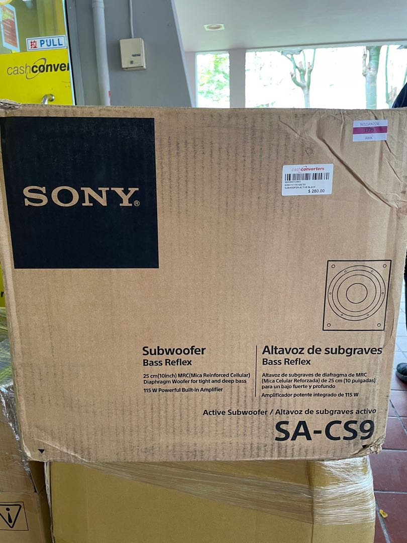 Sony SA-CS9 10” Subwoofer/120v, Audio, Soundbars, Speakers & Amplifiers ...