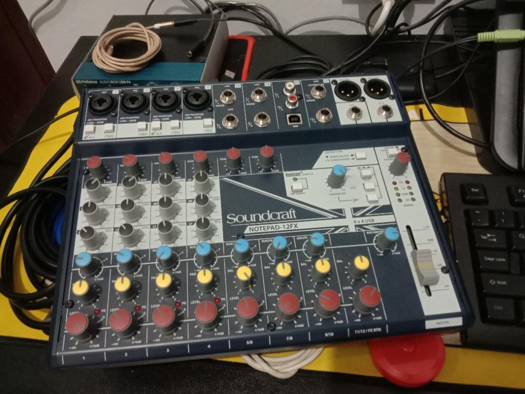 Soundcraft Notepad 12FX, Audio, Other Audio Equipment on Carousell