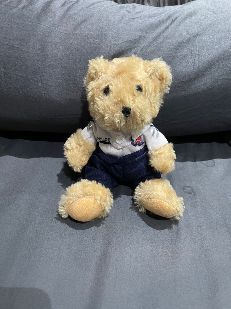 SPF Police Bear, Hobbies & Toys, Memorabilia & Collectibles, Vintage ...